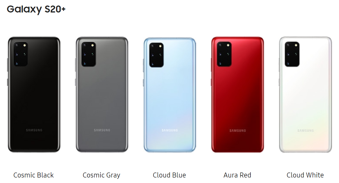 Buy Samsung Galaxy S20 Plus 5g Sm G986b Ds Dual Sim 12gb 128gb Cloud